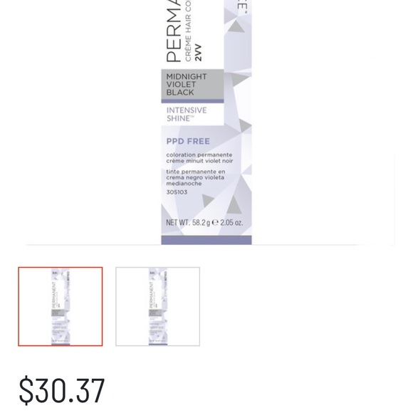 Sephora | Makeup | Ion Midnight Violet Black Permanent Creme Hair Color ...